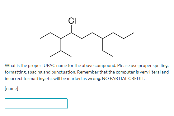 Solved per What is the proper IUPAC name for the above | Chegg.com