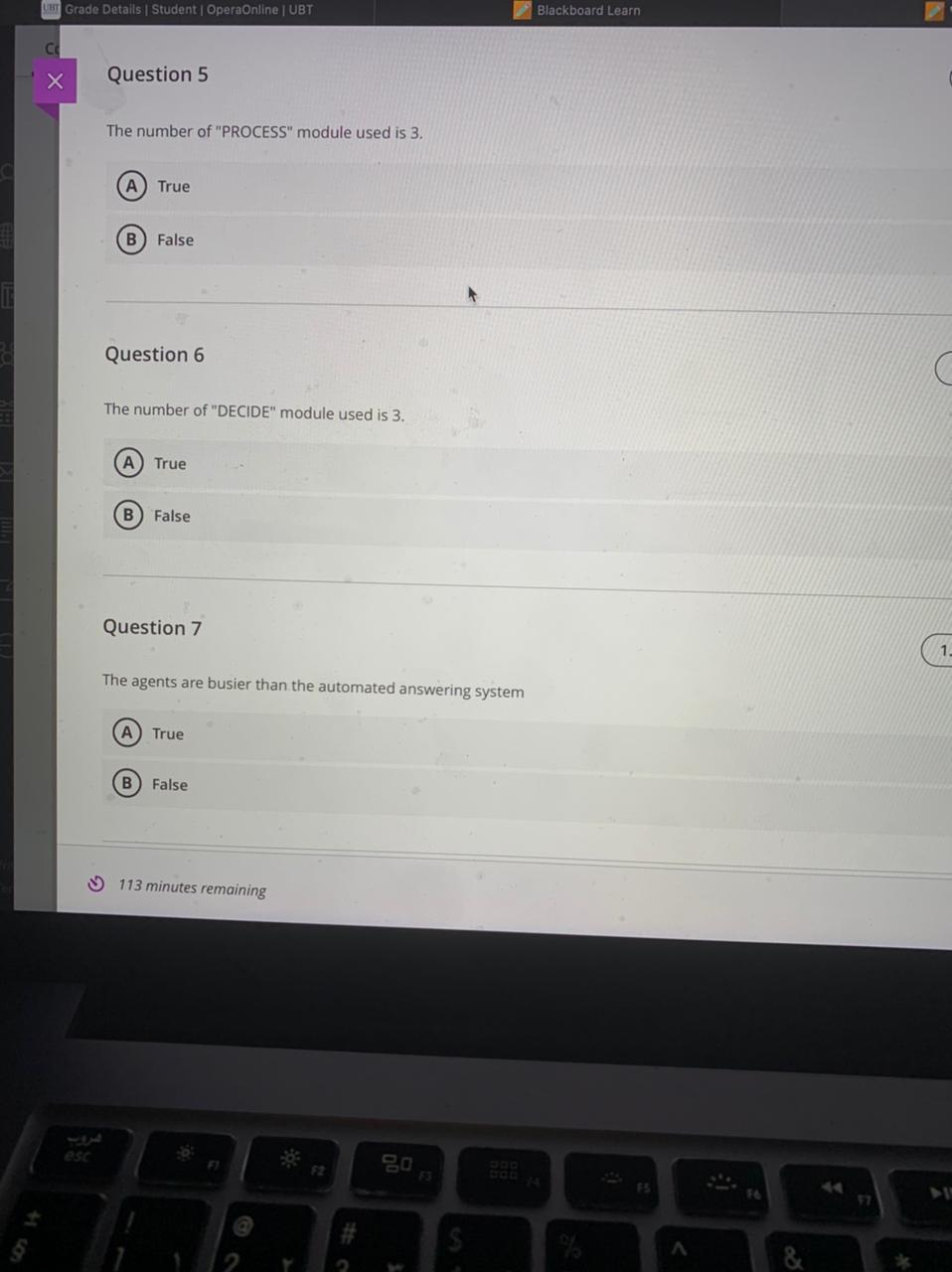 Solved ubt.blackboard.com de Details | Student OperaOnline | Chegg.com