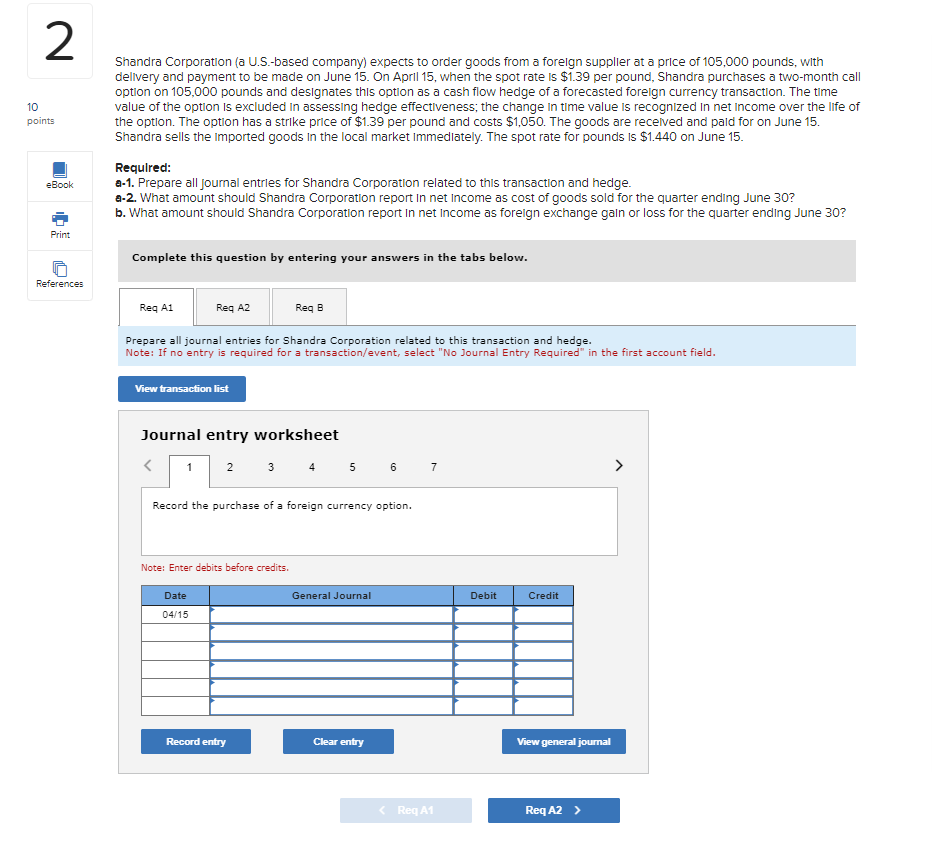 Solved \r\nWhat amount should Shandra Corporation report in | Chegg.com