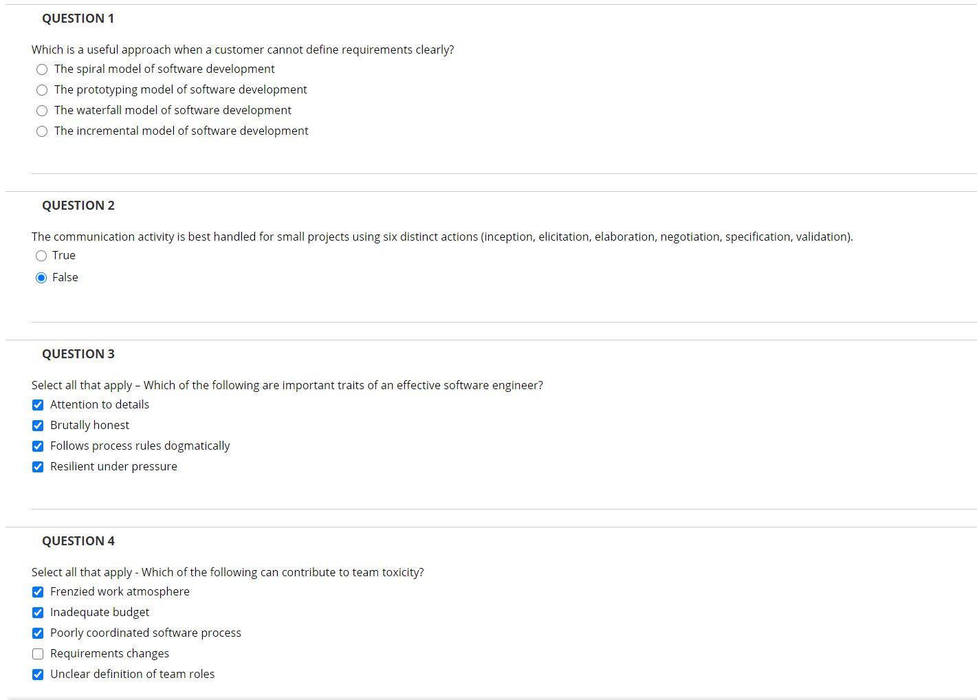 Solved QUESTION 1 Which is a useful approach when a customer | Chegg.com