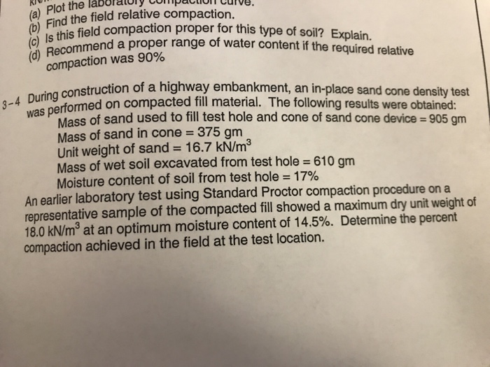 Solved ind the field relative compaction. Find the id | Chegg.com Solved ind the field relative compaction. Find the id | Chegg.com