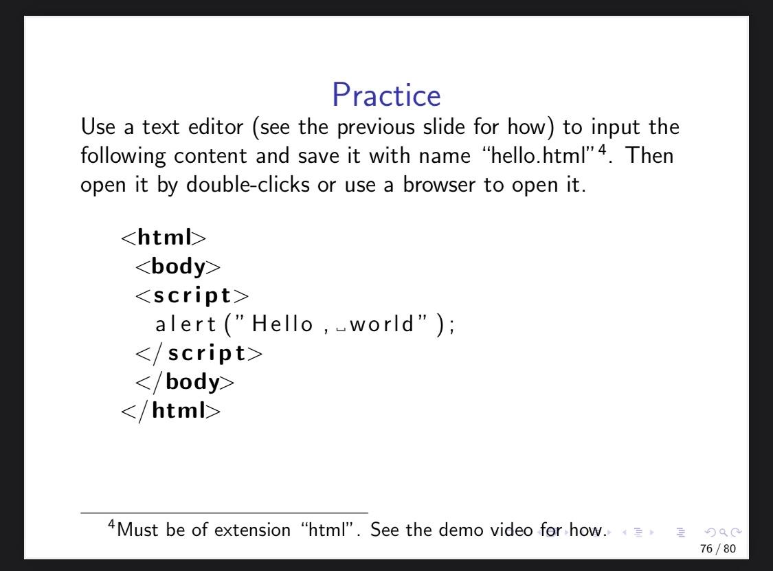 Solved Practice Use a text editor (see the previous slide | Chegg.com