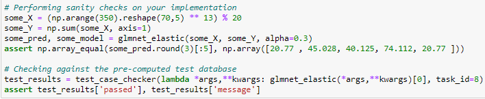 Elastic-net Regression Write a function | Chegg.com