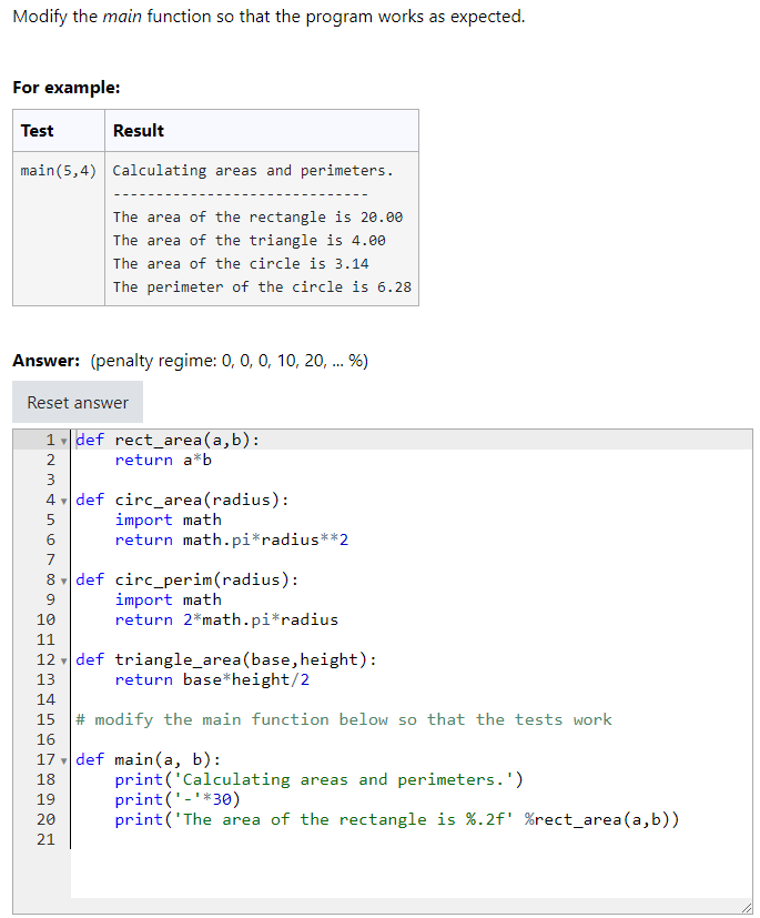 Solved Modify the main function so that the program works as | Chegg.com