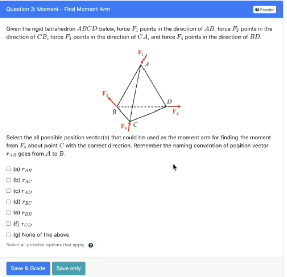 Solved Question 3: Moment - Find Moment Arm Proctor Given | Chegg.com