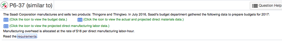 Solved %) P637 (similar to) Question Help The Saadi | Chegg.com