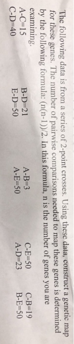 Solved The following data is from a series of 2-point | Chegg.com