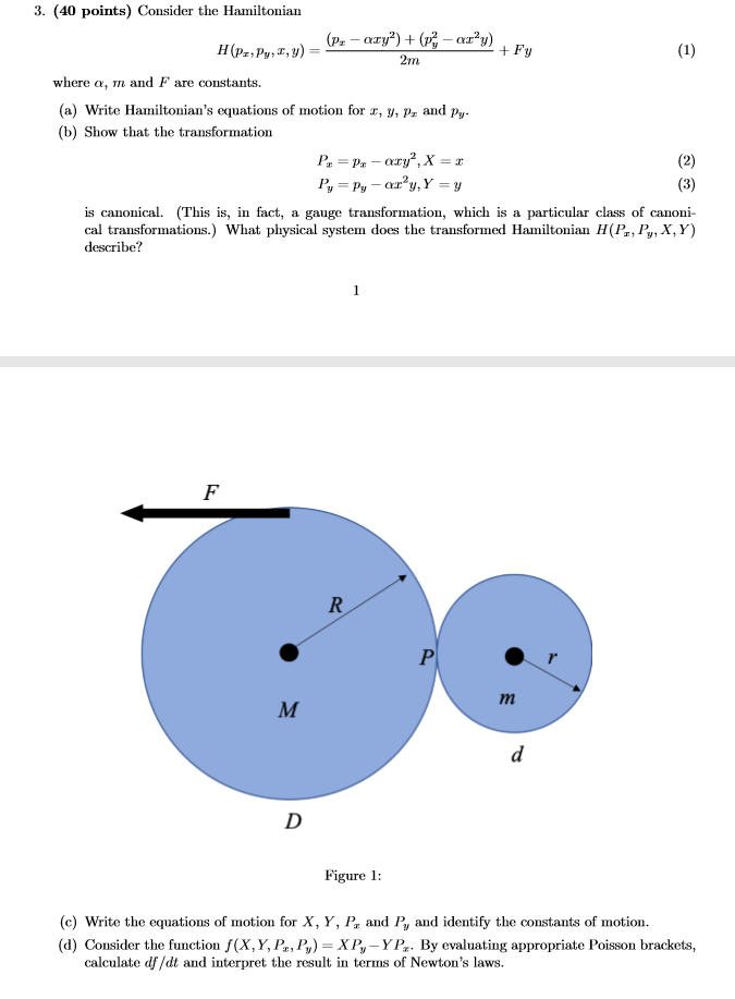 Solved 3. (40 points) Consider the Hamiltonian (Px -ary?) + | Chegg.com Solved 3. (40 points) Consider the Hamiltonian (Px -ary?) + | Chegg.com