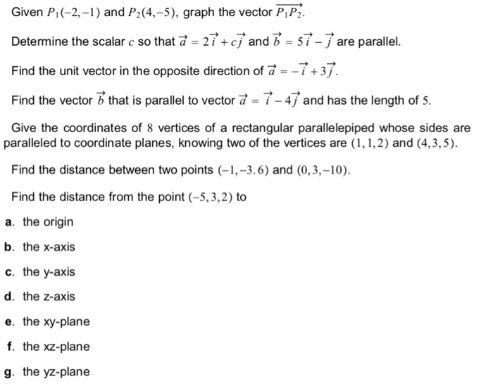 Solved Given Pi(-2,-1) and P2(4,-5), graph the vector P1P2 | Chegg.com