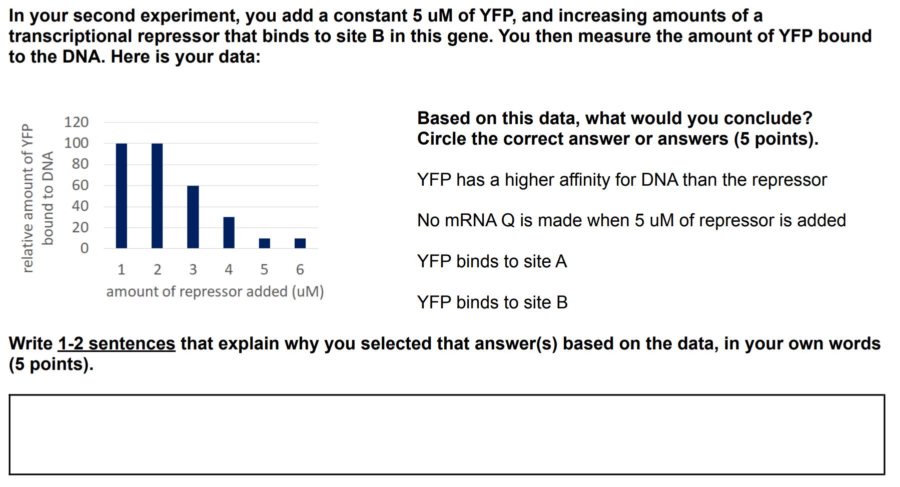You are studying the regulation of a gene called Q | Chegg.com