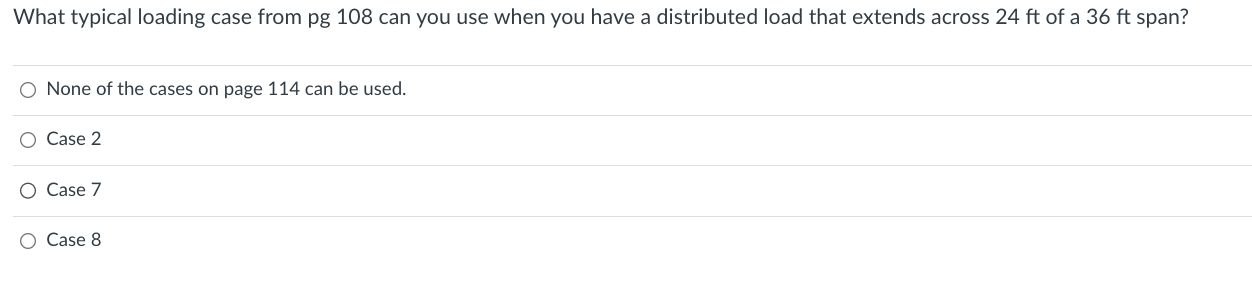 Solved What typical loading case from pg 108 can you use | Chegg.com