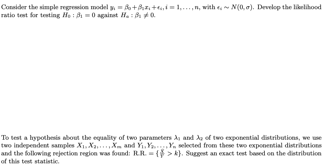 Solved Consider the simple regression model | Chegg.com