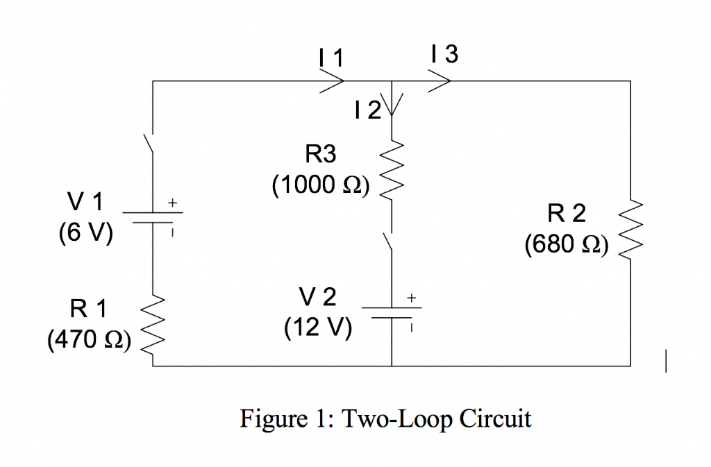 Solved For the Two-Loop Circuit, determine the amount of | Chegg.com