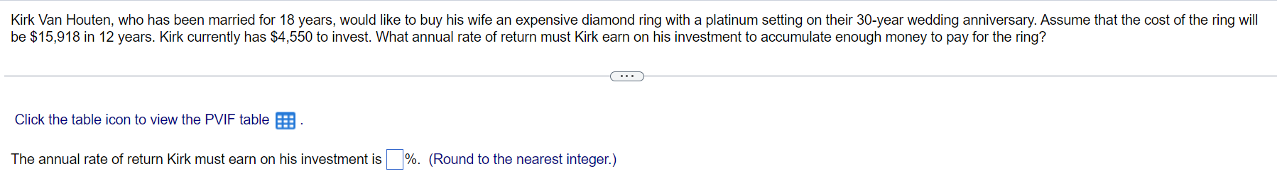 Solved Kirk Van Houten, who has been married for 18 years, | Chegg.com