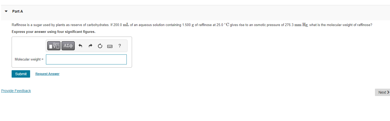 Solved Part A Express Your Answer Using Four Significant
