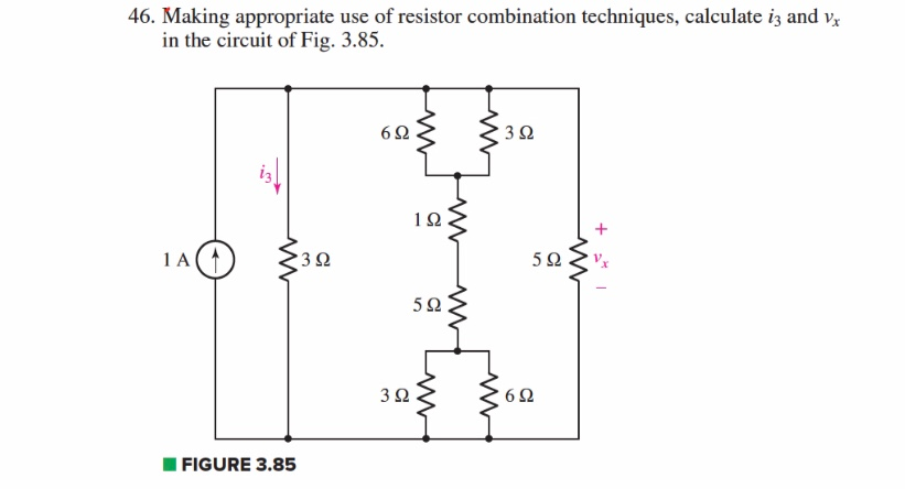 Solved 46. Making appropriate use of resistor combination | Chegg.com