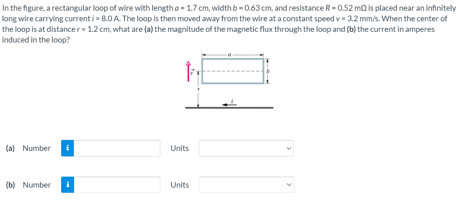 Solved In the figure, a rectangular loop of wire with length | Chegg.com
