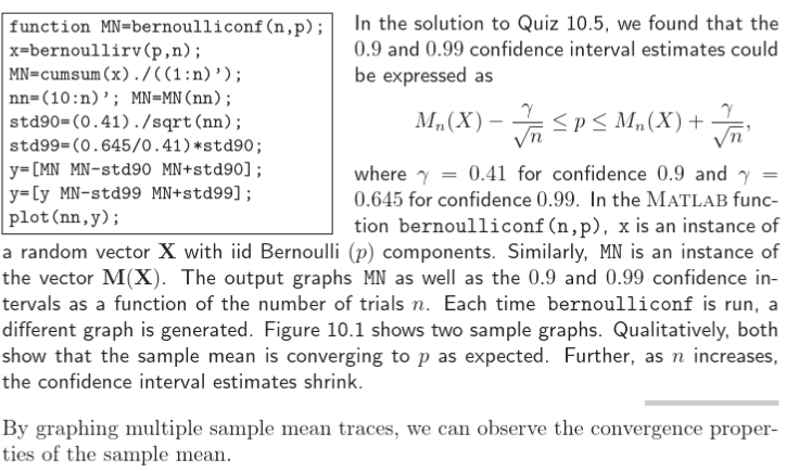 Solved Write a function bernoulliconf (n,p) that graphs a | Chegg.com
