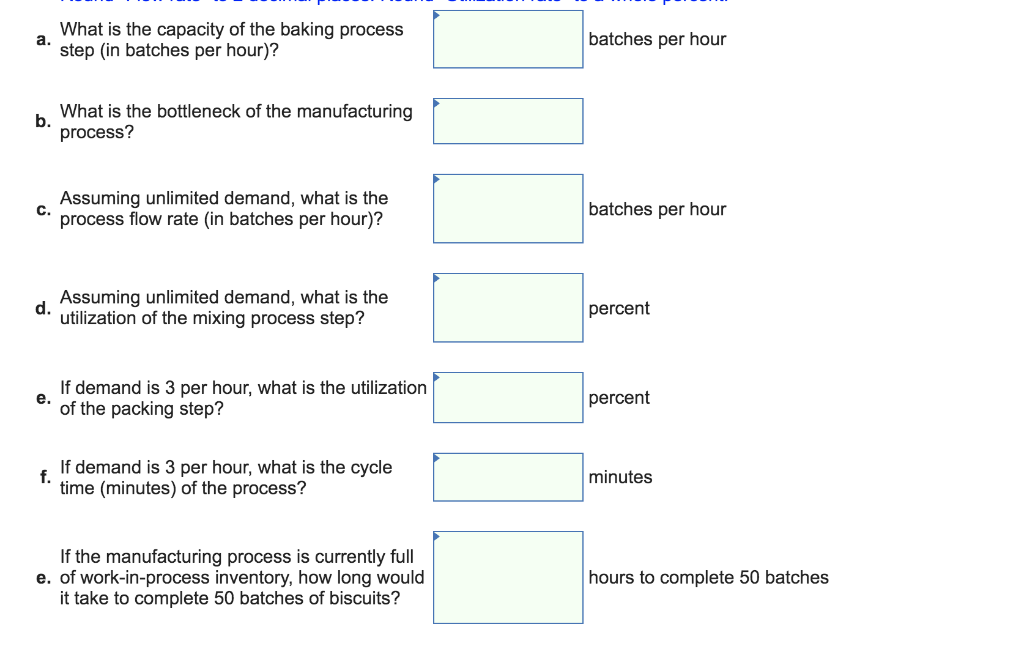 Solved Consider the following production process for | Chegg.com