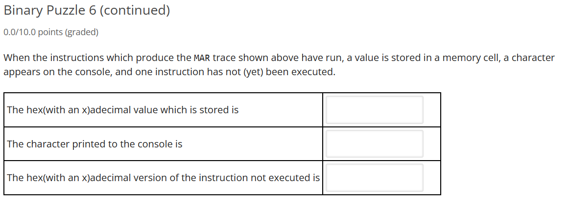 Solved An LC-3 program is stored in memory locations ×3000 | Chegg.com