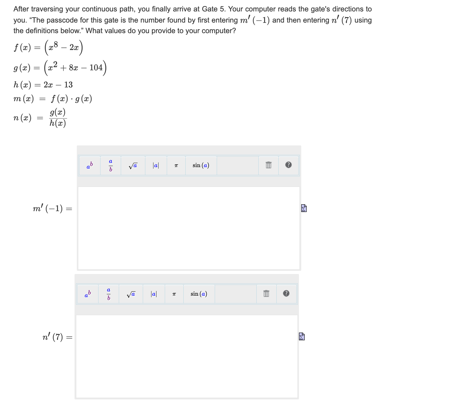 Solved After traversing your continuous path, you finally | Chegg.com