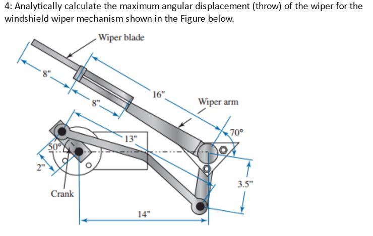 Solved 4: Analytically calculate the maximum angular | Chegg.com