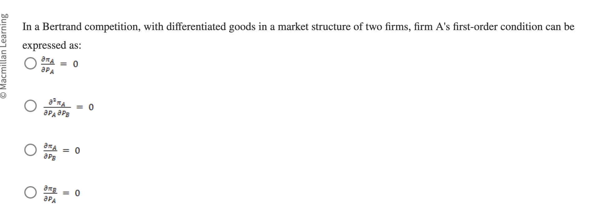 Solved In a Bertrand competition, with differentiated goods | Chegg.com