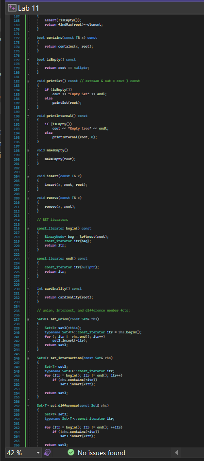 Exercise1a: Given header file BST_Set.h, write a new | Chegg.com