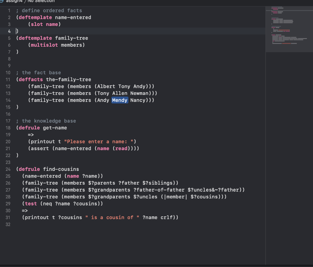Solved Please rewrite the following program by using ordered | Chegg.com