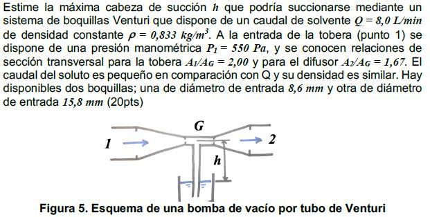 Solved Estimate the maximum suction head h that could be | Chegg.com