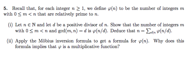 Solved Recal that, for each integer n 2 with 0 S m