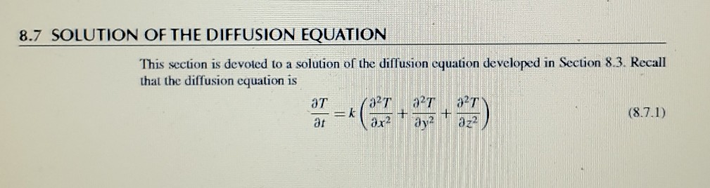 Solved 3. Work through section 8.7 in the text "Soln of the | Chegg.com