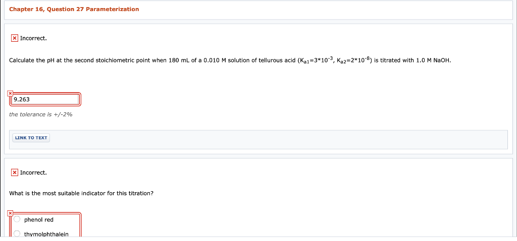 Solved Chapter 16 Question 27 Parameterization X Incorrect