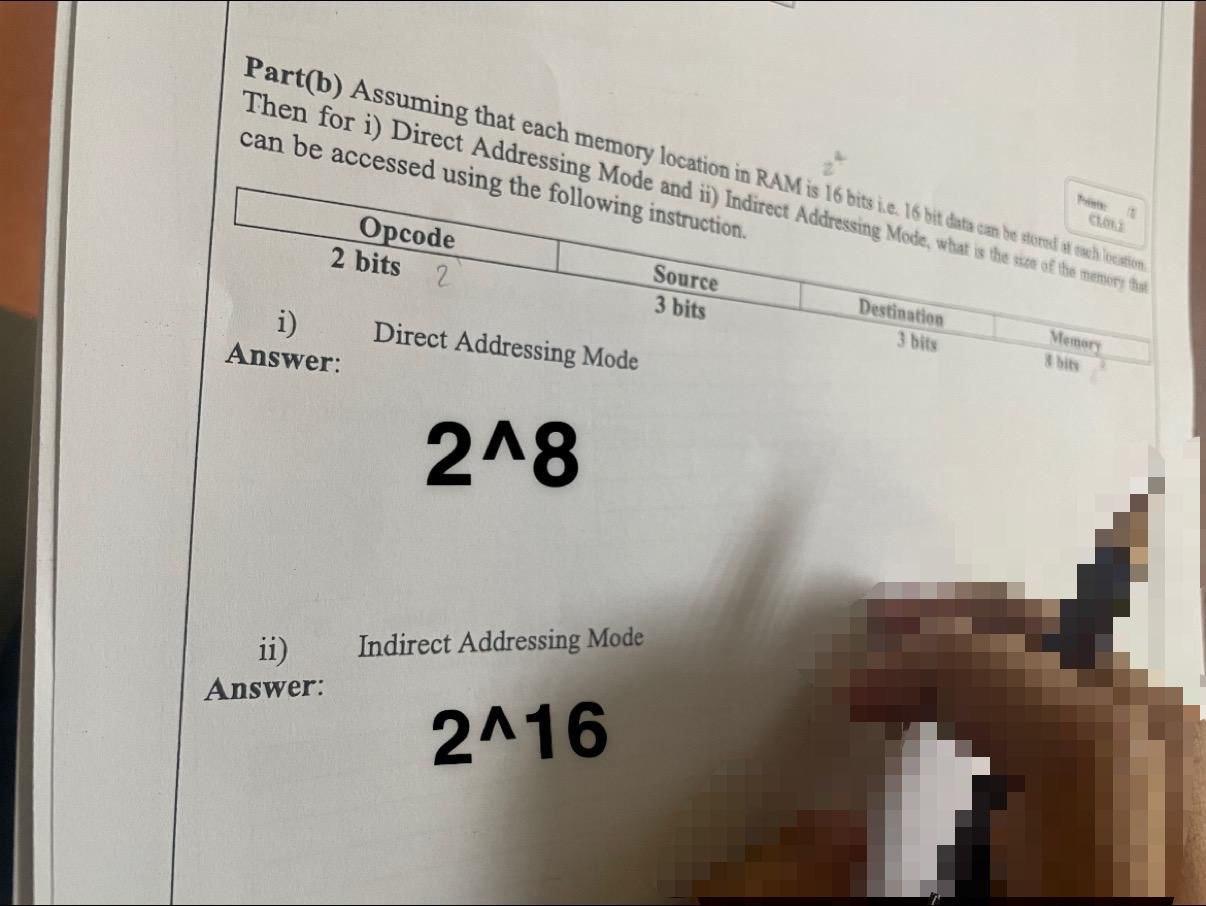 Solved Answer by the given information Q1- Rigester | Chegg.com