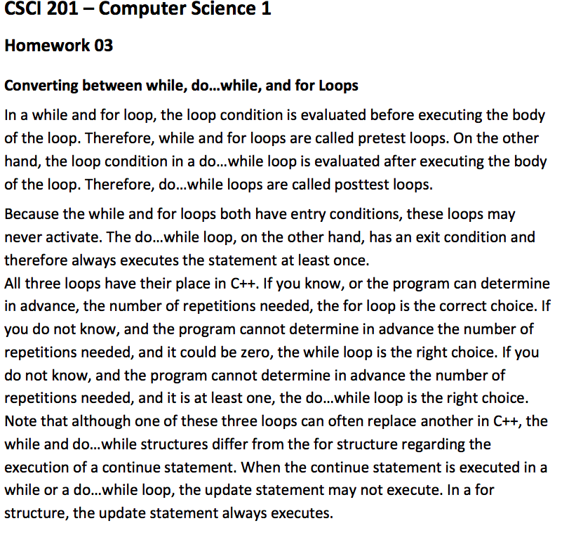 Solved Csci 201 Computer Science 1 Homework 03 Converting