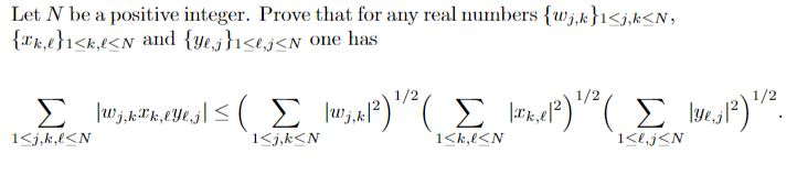 Solved Let N be a positive integer. Prove that for any real | Chegg.com