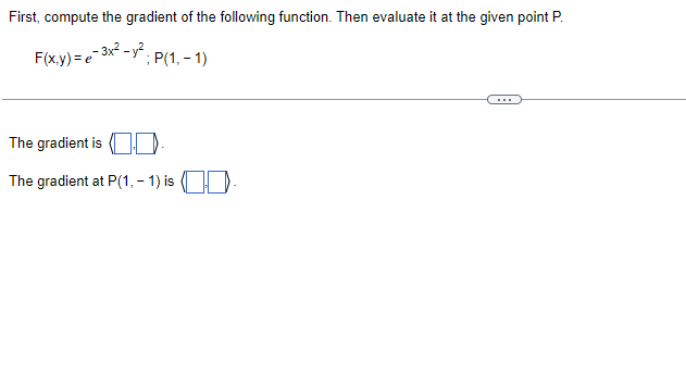 Solved First, compute the gradient of the following | Chegg.com
