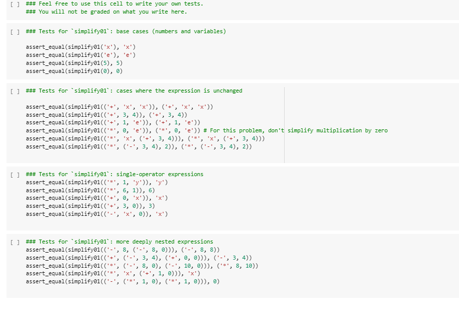 Solved Problem 3: Expression simplification For this | Chegg.com