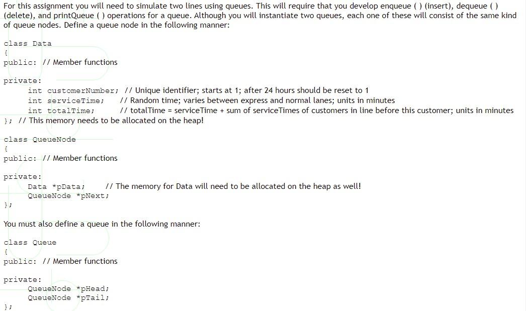 Solved For this assignment you will need to simulate two | Chegg.com