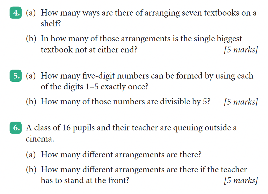 Solved (a) How many ways are there of arranging seven | Chegg.com