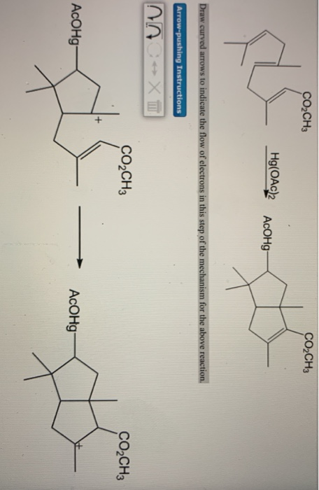 Solved CO2CH3 CO CH3 Draw curved arrows to indicate the flow | Chegg.com