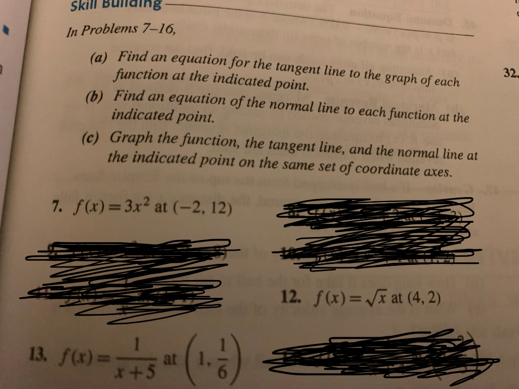 Solved Skill In Problems 7-16, (a) Find an 32 equation for | Chegg.com