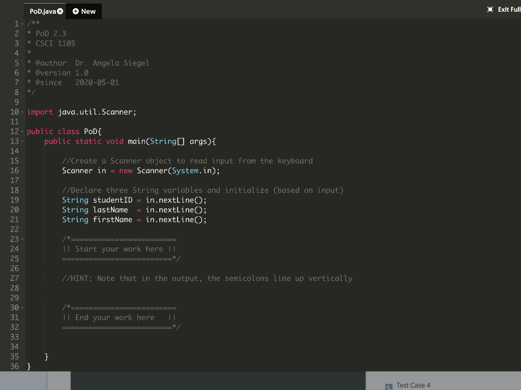 Solved You will be given three string variables, firstName, | Chegg.com