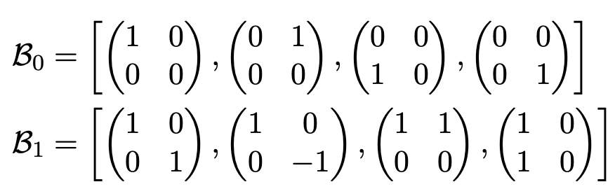 Solved Suppose B0 and B1 are two basis of the vector space | Chegg.com