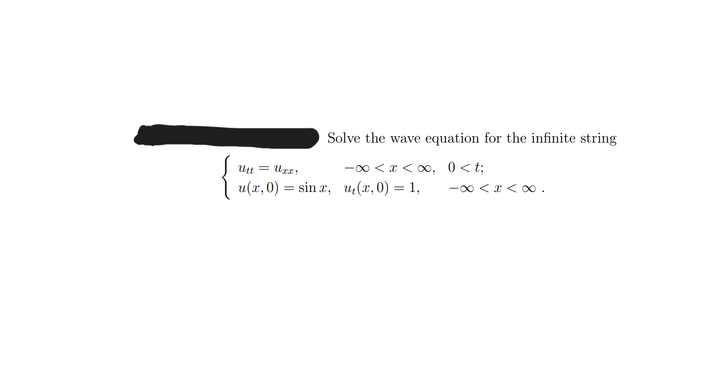 Solved It is Partial Differential Equation QuestionSolve the | Chegg.com