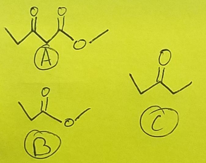 Solved A) Rank the acidity of these compounds, from most to | Chegg.com