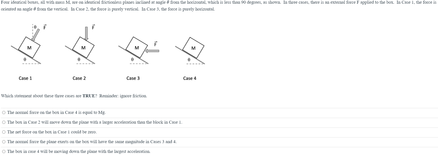 Solved Four identical boxes, all with mass M, are on | Chegg.com