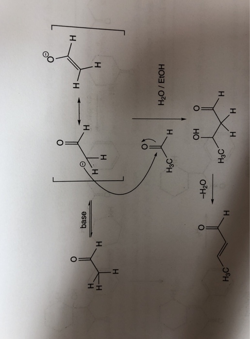 Solved Complete the aldol condensation of acetaldehyde | Chegg.com
