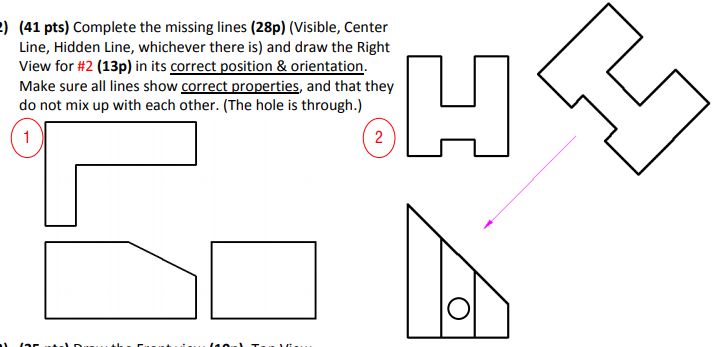 Solved 2) (41 pts) Complete the missing lines (28p) | Chegg.com