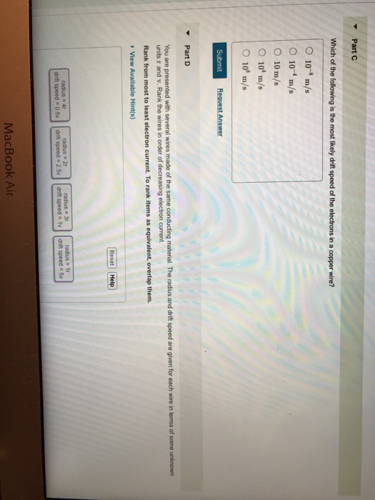 Solved Part A You are presented with several long cylinders | Chegg.com